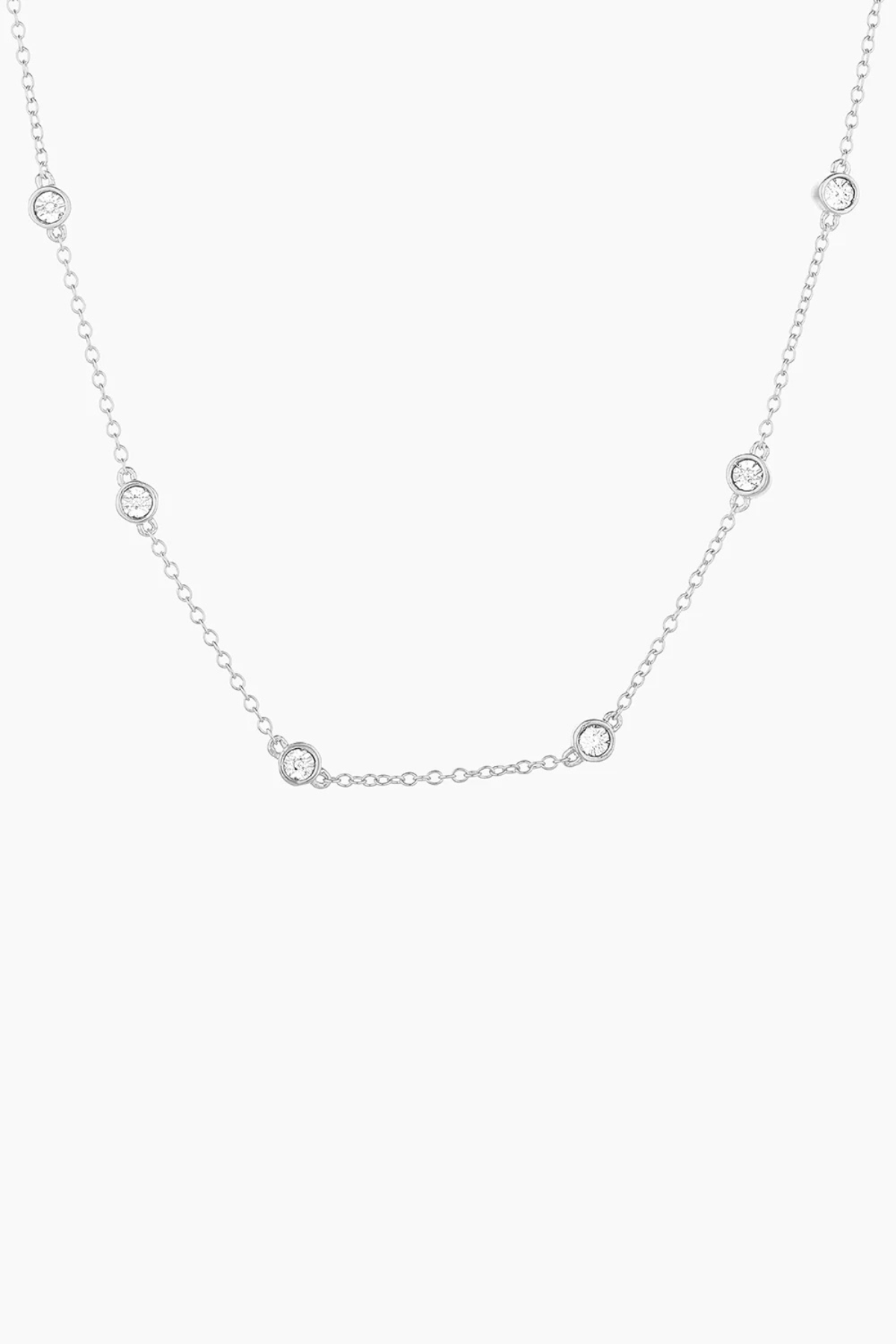In the Loop Chain Necklace in Sterling Silver